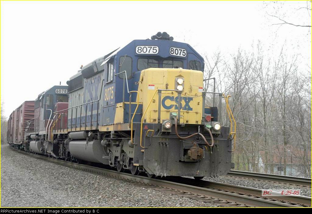CSX 8075 Hanford Rd. 04/25/2005